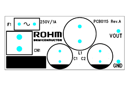 REFACDC002 Non-Isolation Buck Converter PWM method Output 2W10V Reference Design