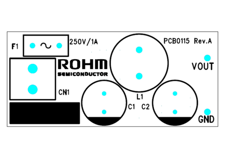 REFACDC005 Non-Isolation Buck Converter PWM method Output 2.6W 15V Reference Design