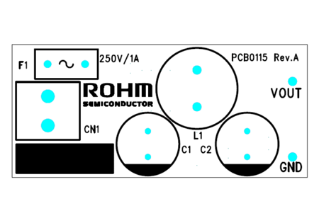 REFACDC007 Non-Isolation Buck Converter PWM method Output 3W 20V Reference Design