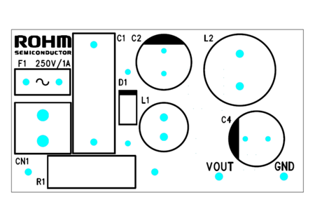 REFACDC009 Non-Isolation Buck Converter PWM method Output 2W-12V Reference Design