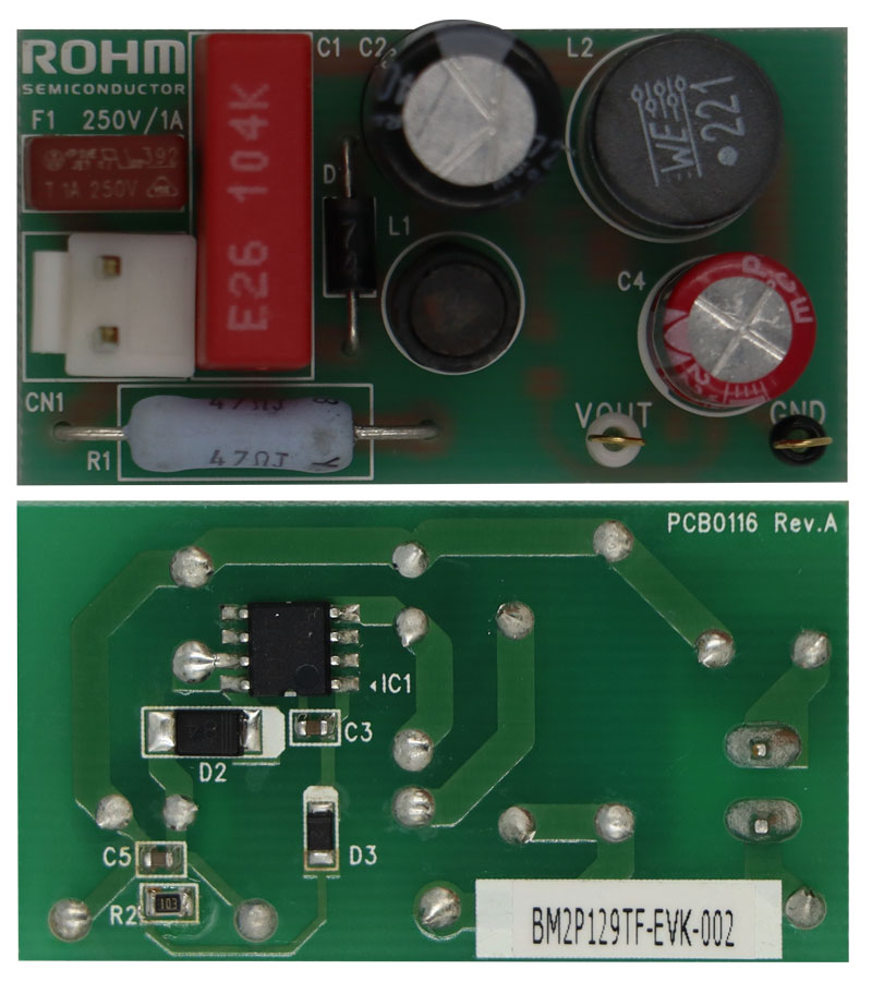 REFACDC009 Non-Isolation Buck Converter PWM method Output 2W-12V ...