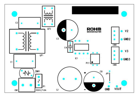 REFACDC019 Non-Isolation Buck Converter PWM method Output 6W 12V Reference Design