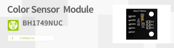 Color Sensor Module | ROHM Semiconductor - ROHM Co., Ltd.
